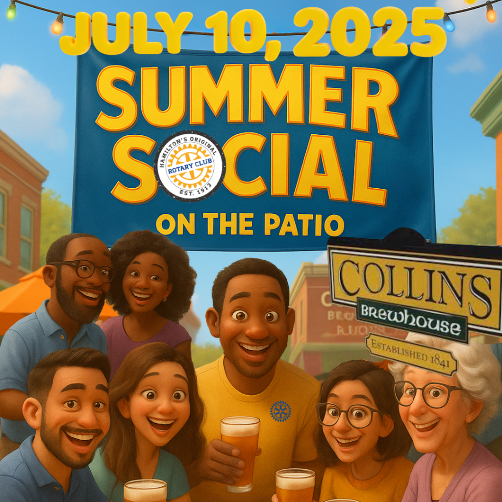 Rotary Summer Social at Collins Brewhouse – Fellowship on the Patio ...